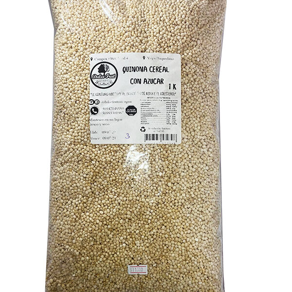 QUINOA INFLADA NATURAL – Dulce Frut