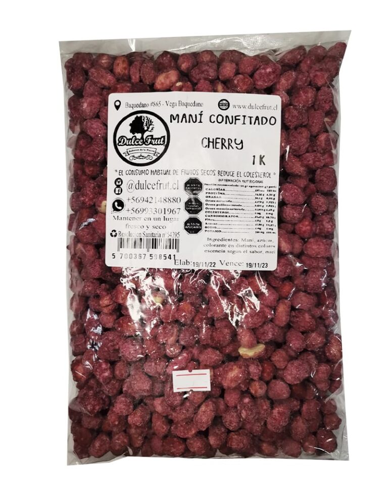 MANI CONFITADO CHERRY – Dulce Frut